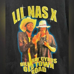 Shirts | Little Nas X Old Town Road Billy Ray Cyrus Concert Tshirt Rare ...